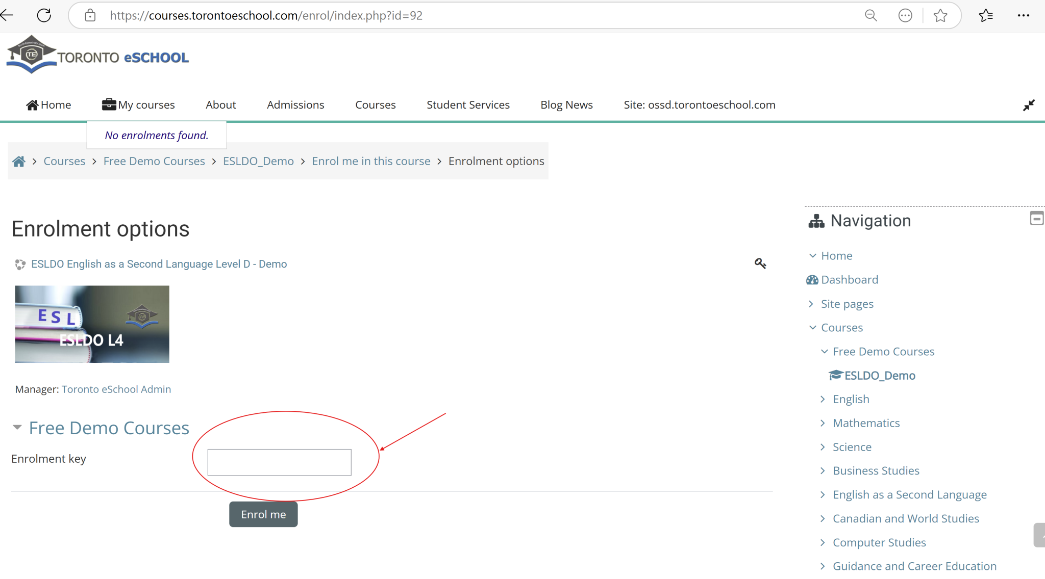 Free Demo Courses - Toronto eSchool - Online High School - OSSD Diploma